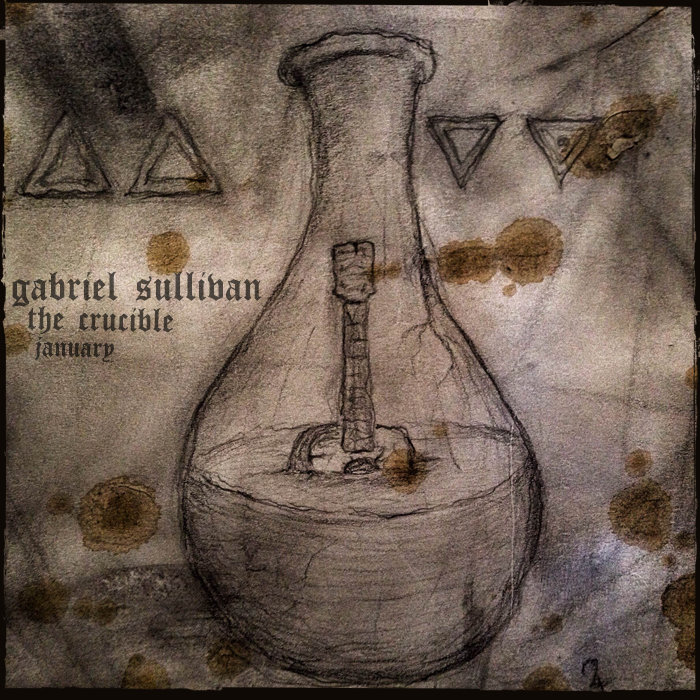 Crucible With Cover Drawing