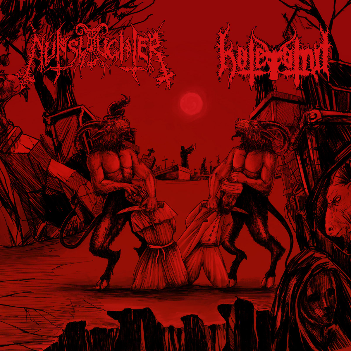 037GD: Nunslaughter / Hatevömit - Nunslaughter / Hatevömit [split ...