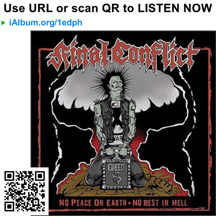 No Peace On Earth No Rest In Hell | Final Conflict | Final Conflict (2)