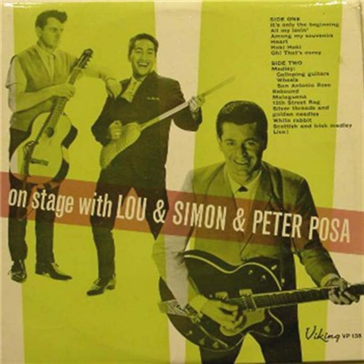 On Stage With Lou Simon Peter Posa | Lou And Simon