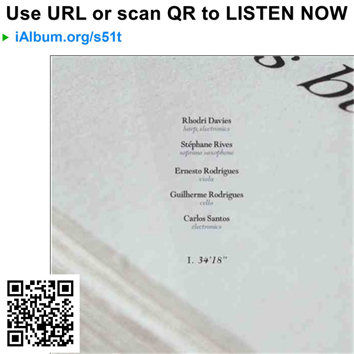 Twrf Neus Ciglau | Rhodri Davies, Stéphane Rives, Ernesto Rodrigues ...