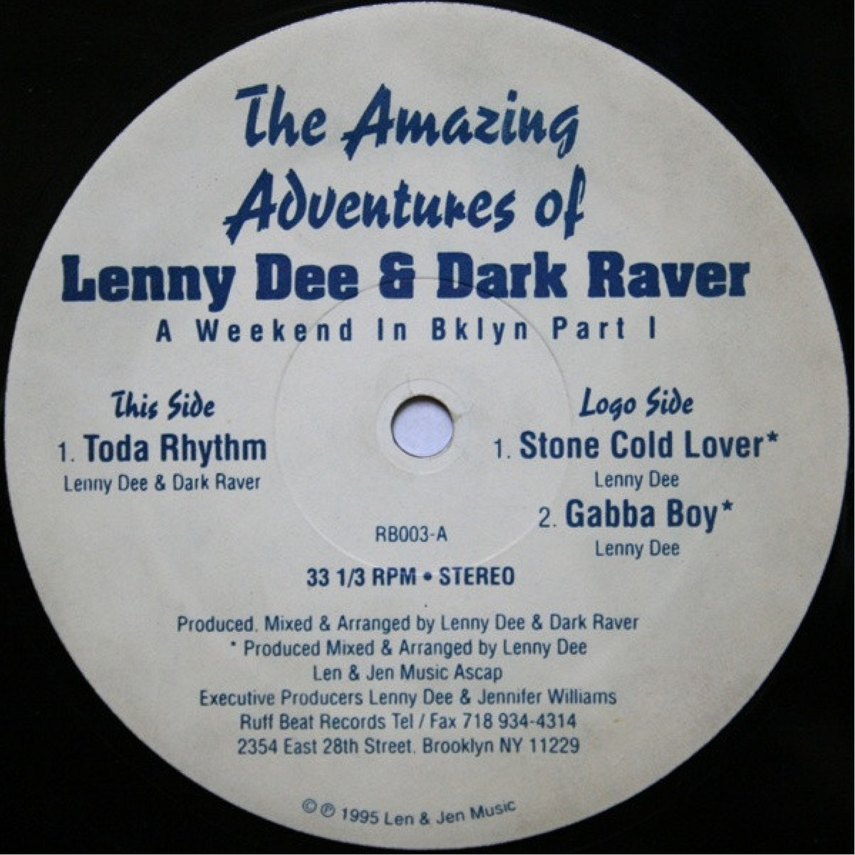 The Amazing Adventures of Lenny Dee & Dark Raver - A Weekend in Brooklyn | Lenny Dee & The ...