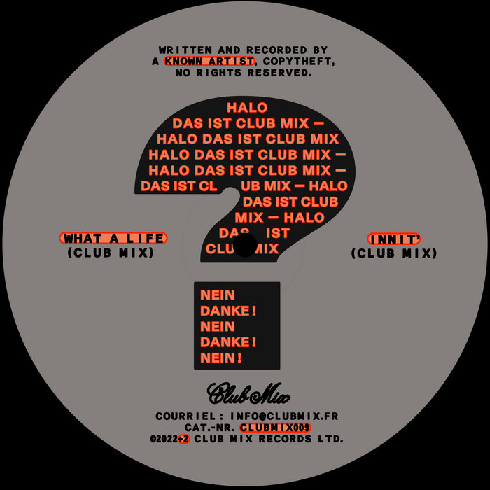 CLUBMIX009 | Known Artist