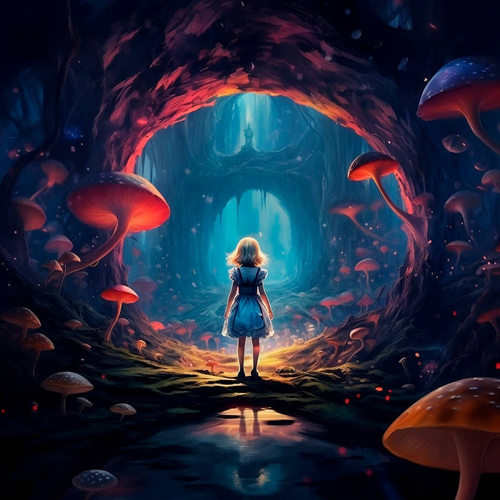 Dark Alice In Wonderland Wallpaper