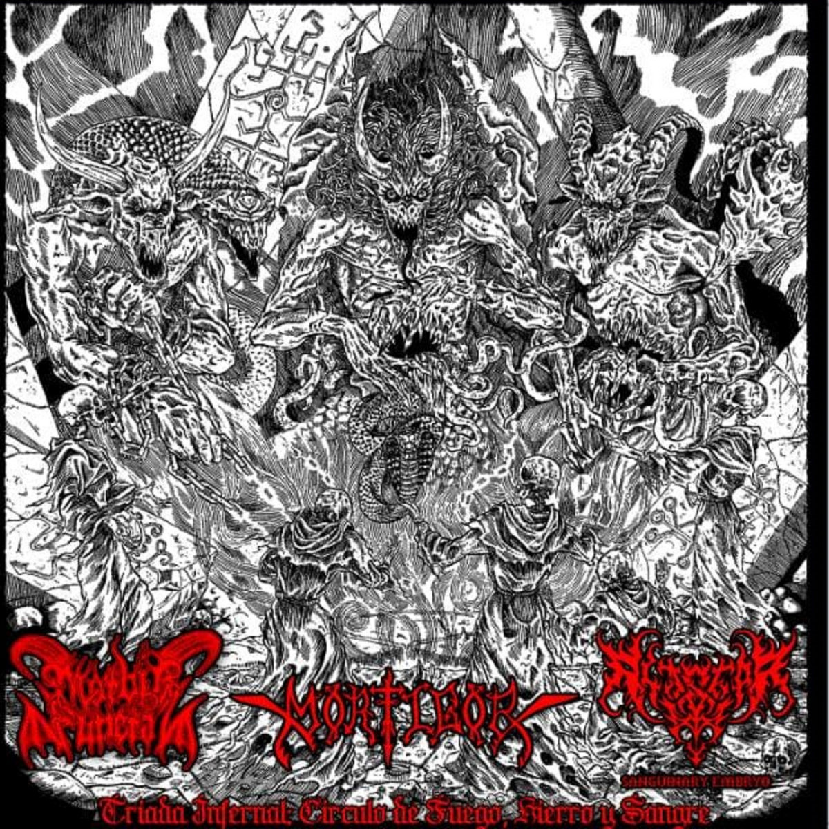 Triada infernal: Círculo de hierro, sangre y fuego | Morbid Funeral