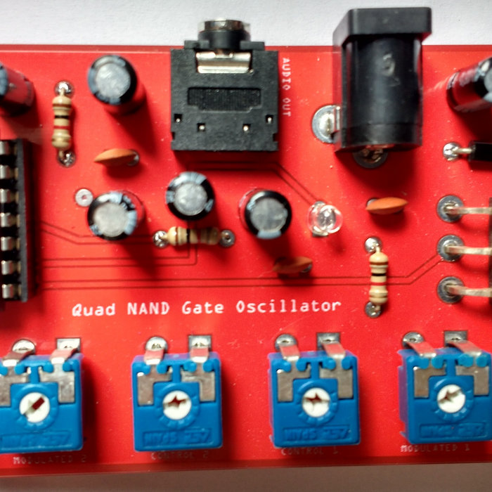 Quad NAND gate oscillator | Electrónica Sonora
