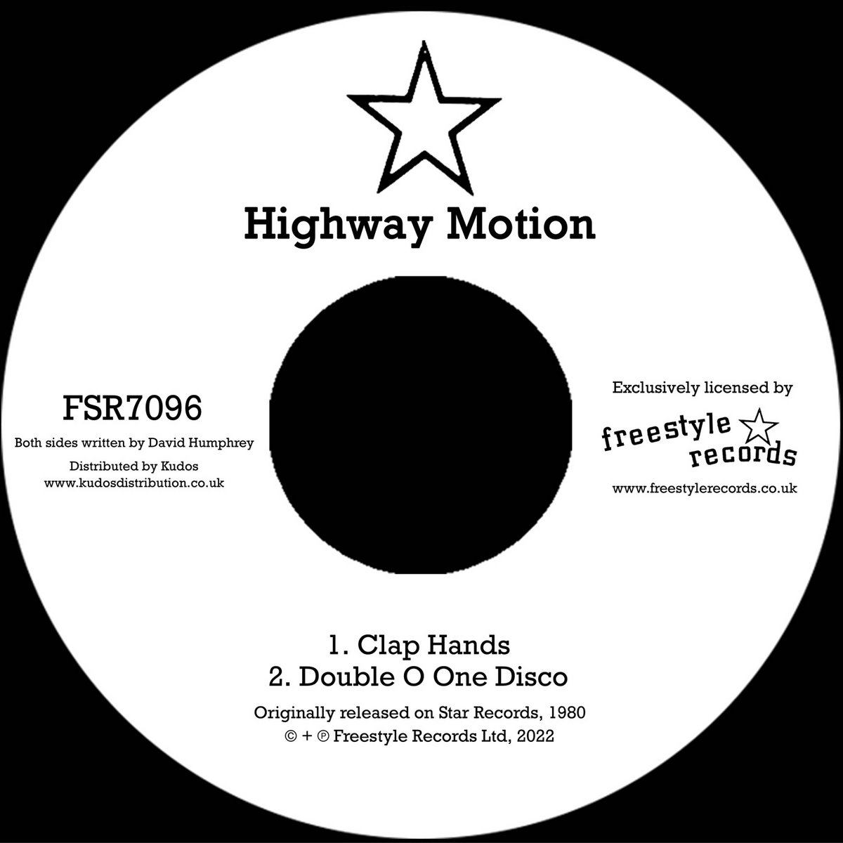 Clap Hands / Double O One Disco | Highway Motion | Freestyle Records