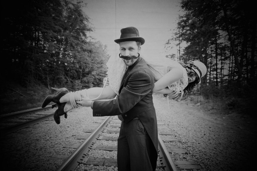 Wrist to the Rails: Unable to Dance While Tied to the Tracks by the Man ...