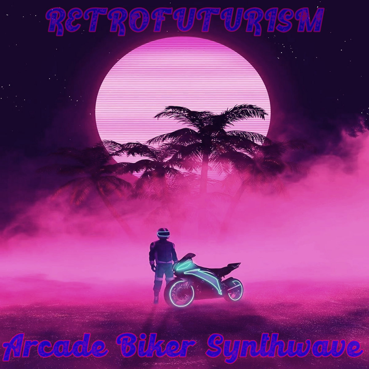 Arcade Biker Synthwave | Retrofuturism