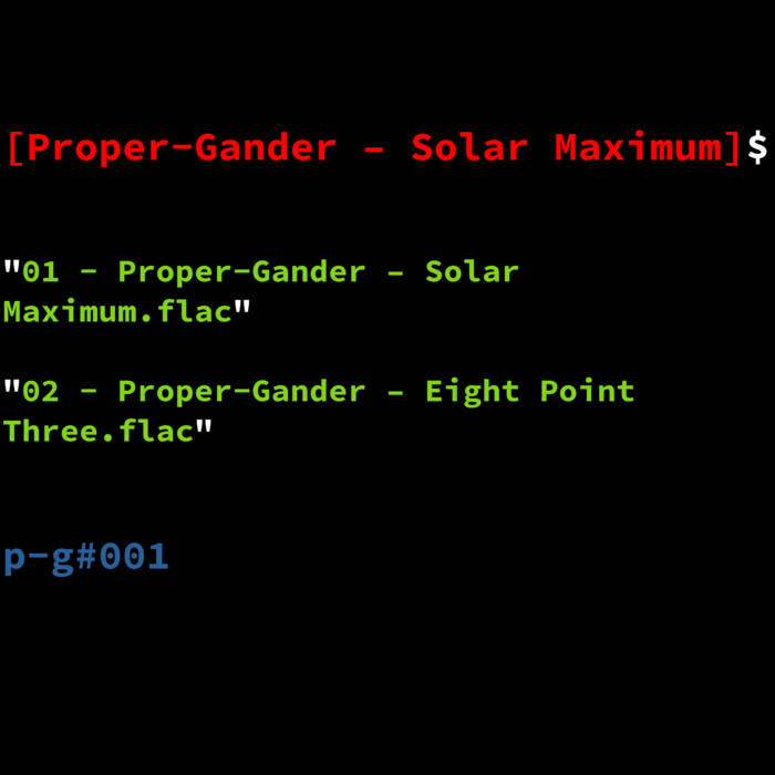 Solar Maximum | Proper-Gander