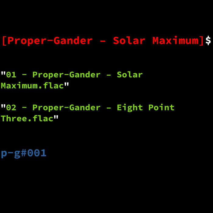 Solar Maximum | Proper-Gander