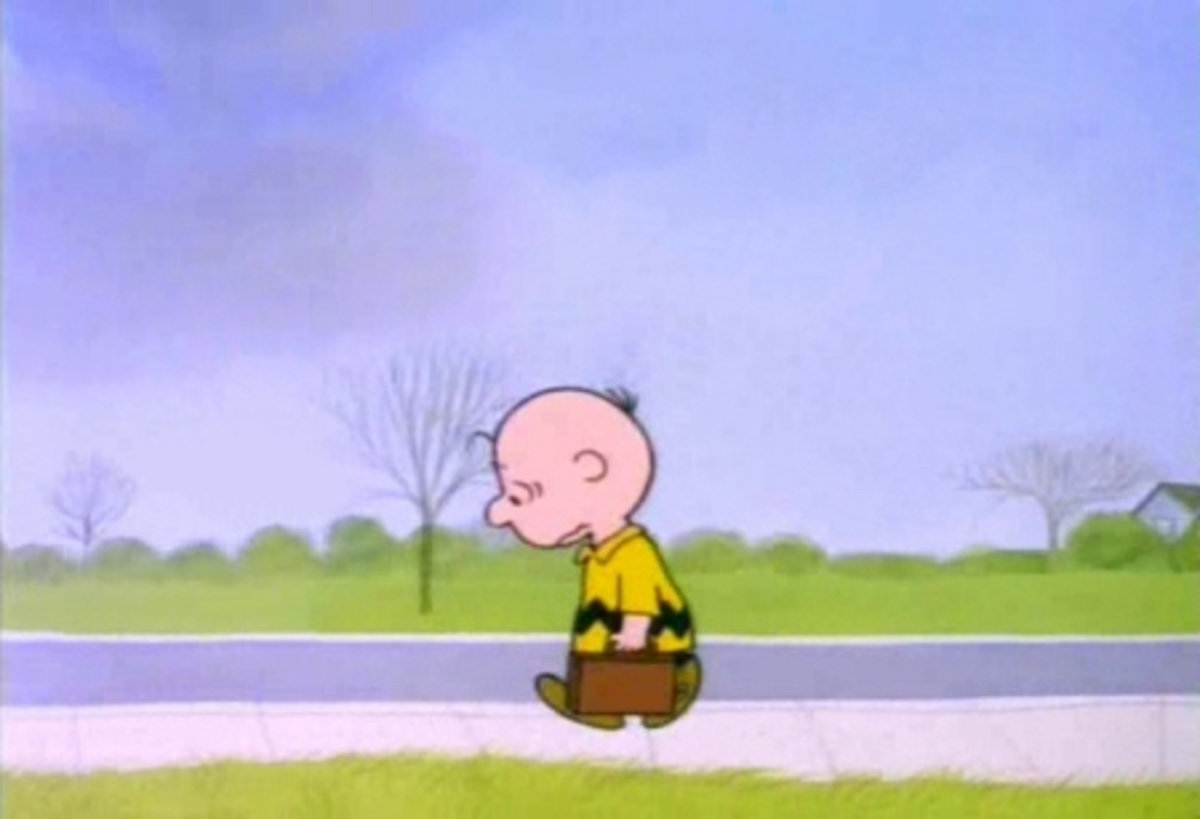 Charlie Brown Very Sad