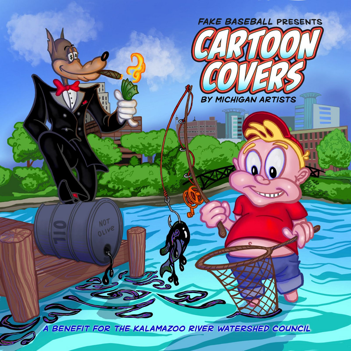 Cartoon Covers by Michigan Artists - A Benefit for the Kalamazoo River ...