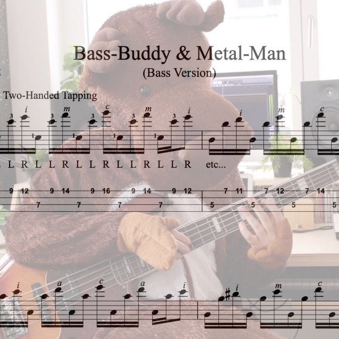 "Bass-Buddy & Metal-Man" - BASS & GUITAR TABS (PDF) | Julian Kleiss