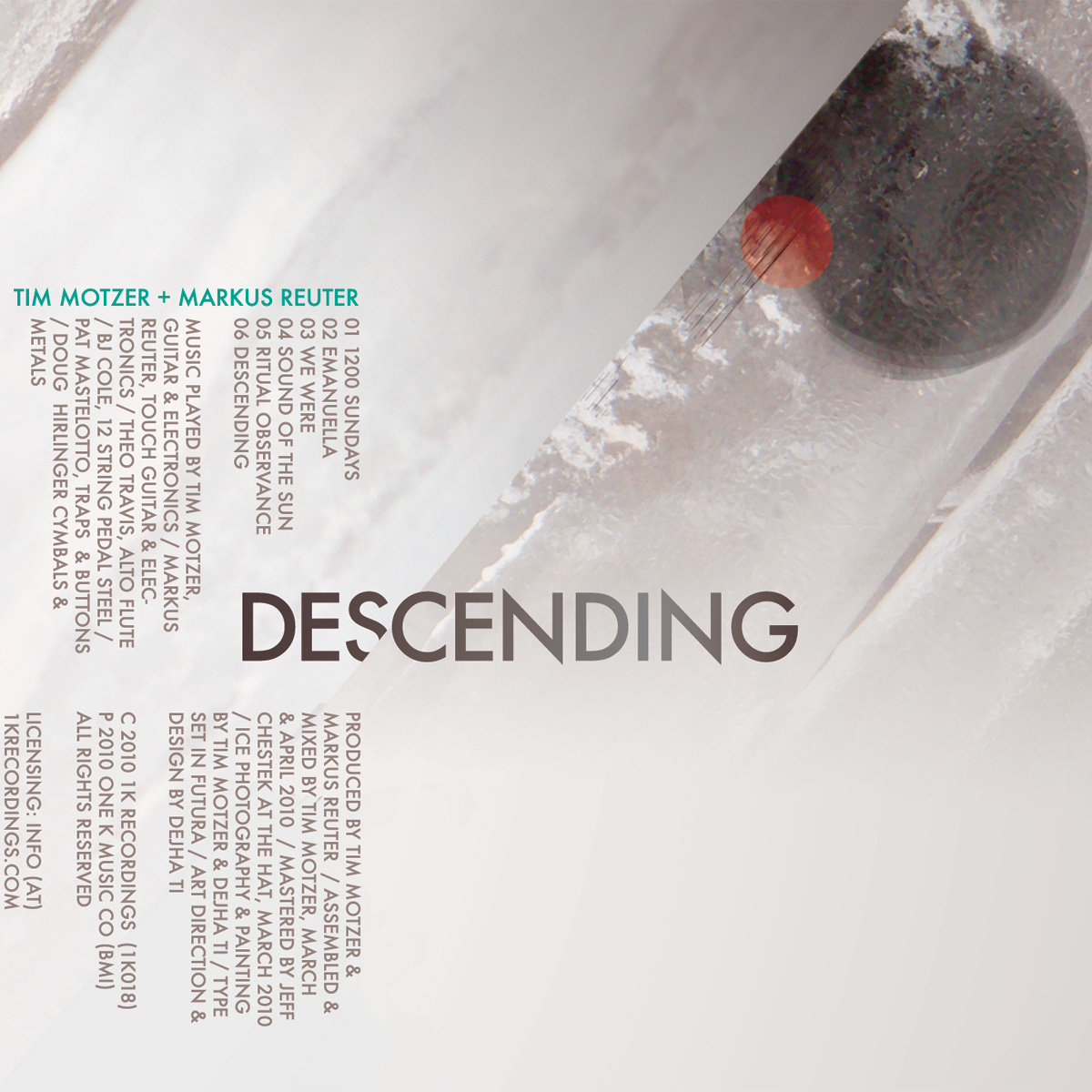 Descending | Tim Motzer & Markus Reuter | Markus Reuter