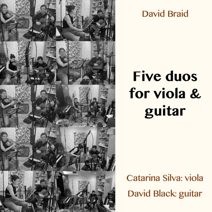 Five duos for viola & guitar | David Braid