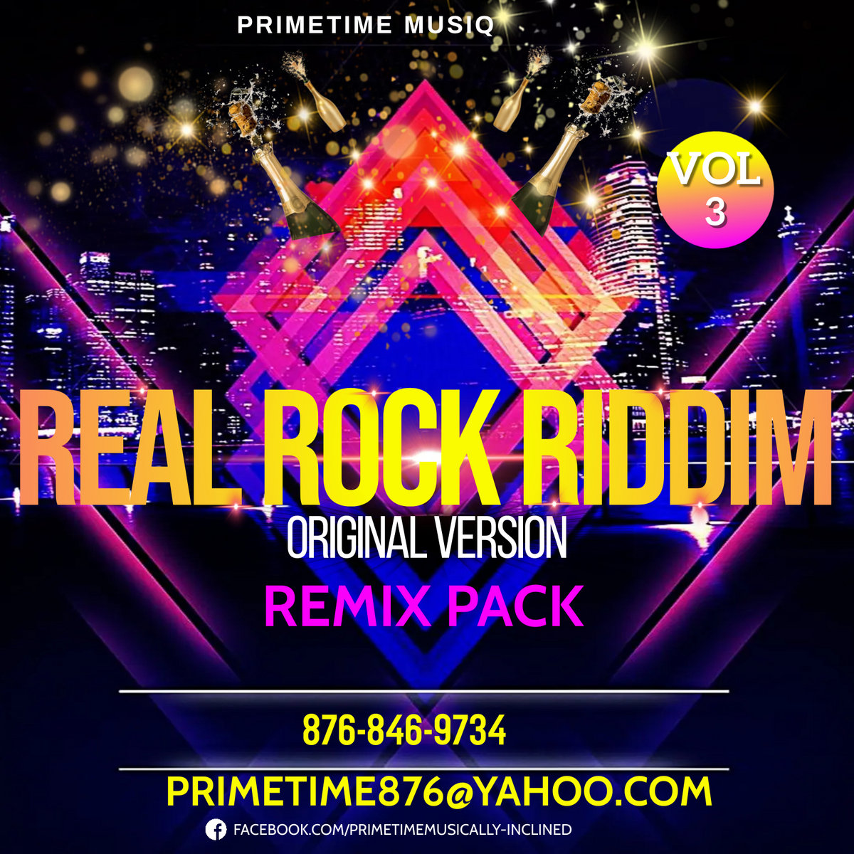 REAL ROCK RIDDIM (REMIX PACK ) ORIGINAL CUT. (VOL. 3) | PRIMETIME MUSIQ