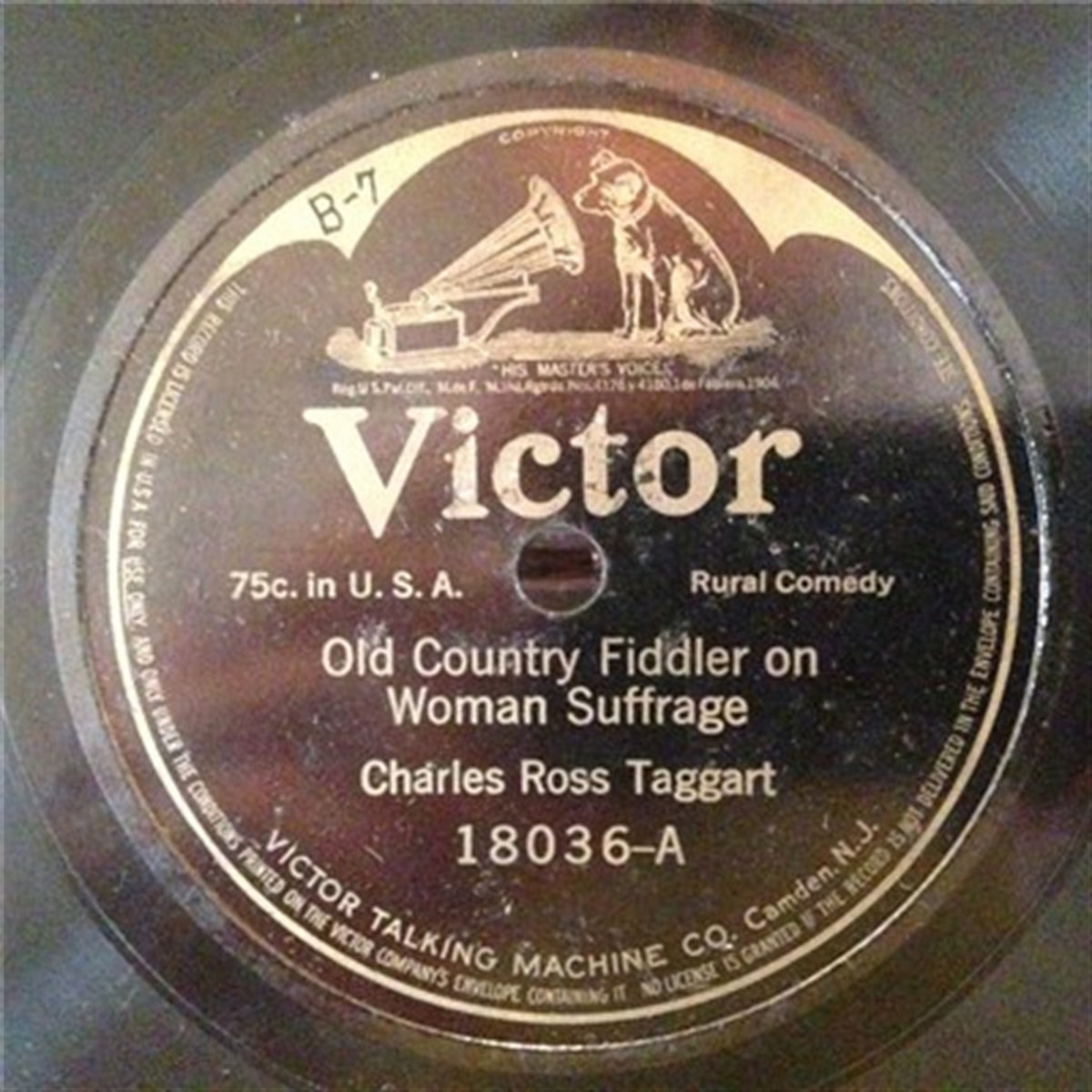 Old Country Fiddler On Woman Sufferage Old Country Fiddle At The Party ...
