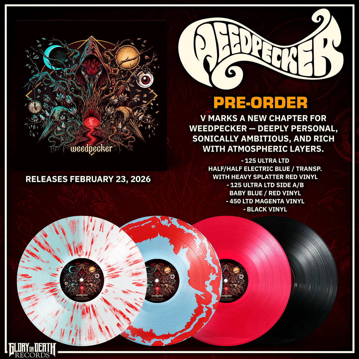 WEEDPECKER - V | Weedpecker | Glory or Death Records