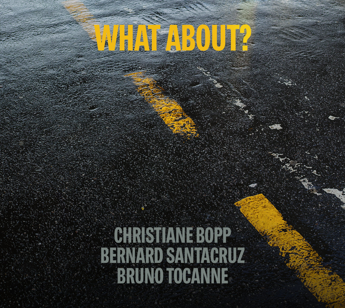 What about? | Christiane Bopp, Bernard Santacruz, Bruno Tocanne | IMR label
