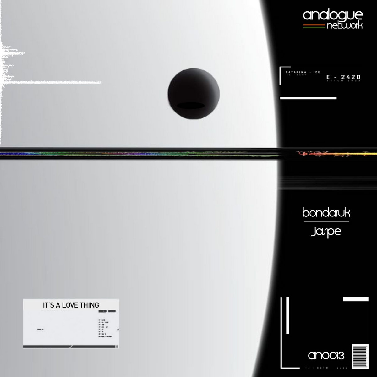 It's A Love Thing - AN013 | Bondarük, Jaspe | Analogue Network