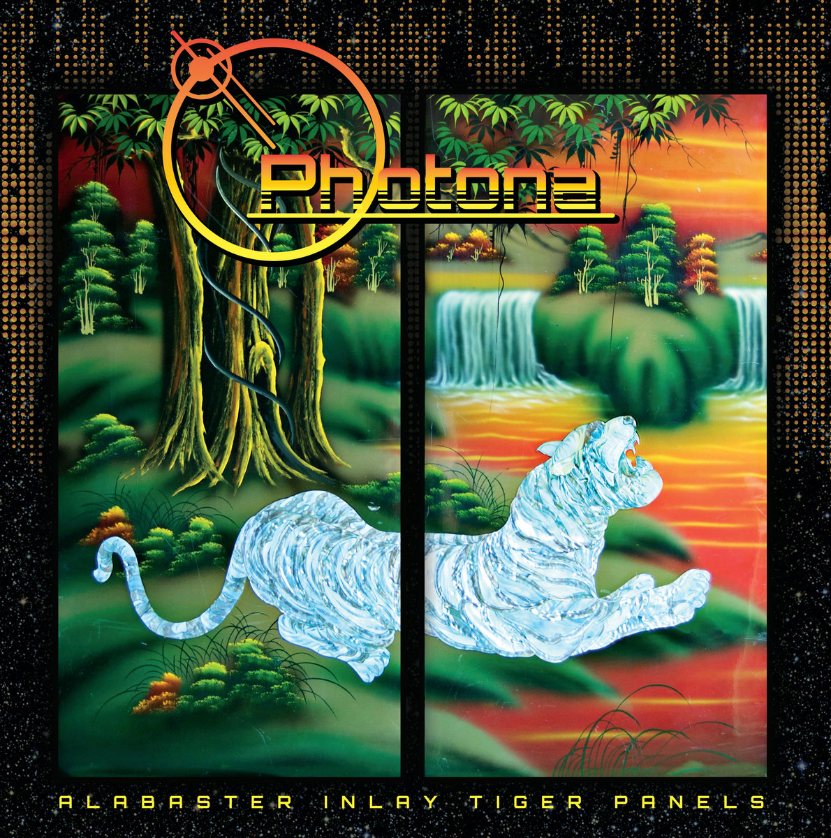 Alabaster Inlay Tiger Panels | PHOTONA