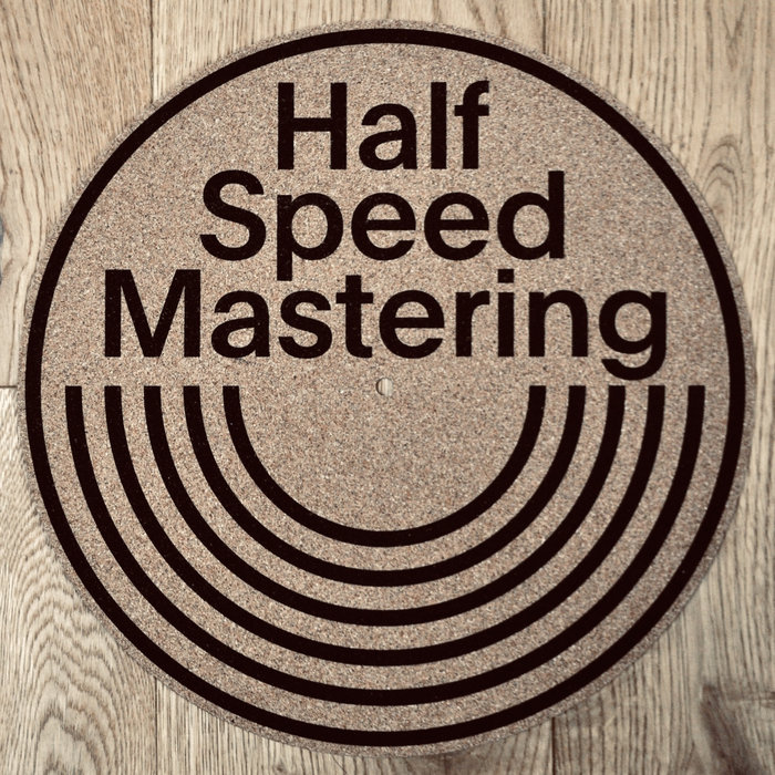 It's a cork HALF SPEED MASTERING slipmat! | WRWTFWW Records