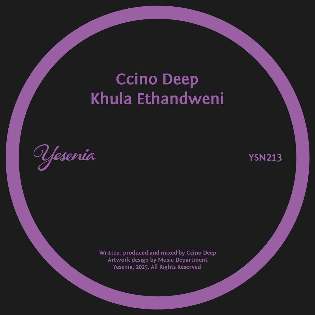 Khula Ethandweni | Ccino Deep | Moiss Music/Hive Label/Yesenia