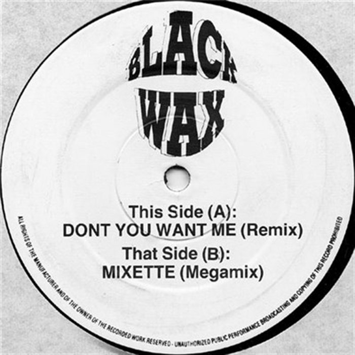 Dont You Want Me Remix Mixette Megamix | The Human League