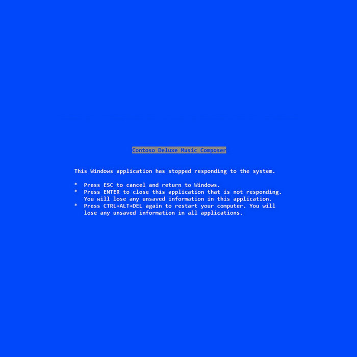 Blue screen of death/9th circle | Black Magic Cyborg