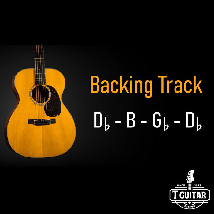 TGuitar-no-0115 - Southern Rock Backing Track in Db - 80 BPM | Tim ...