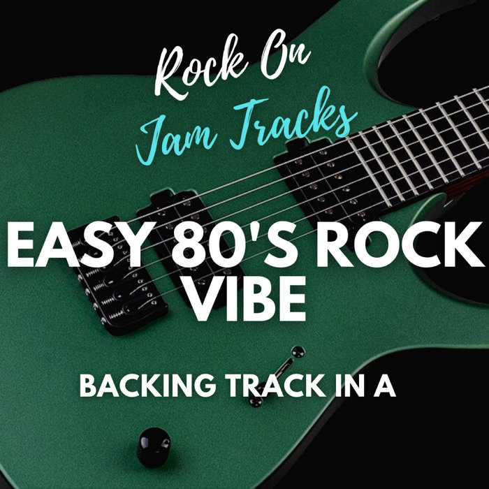 Easy 80's Rock Vibe Guitar Backing Track in A Minor | Rock On Jam Tracks