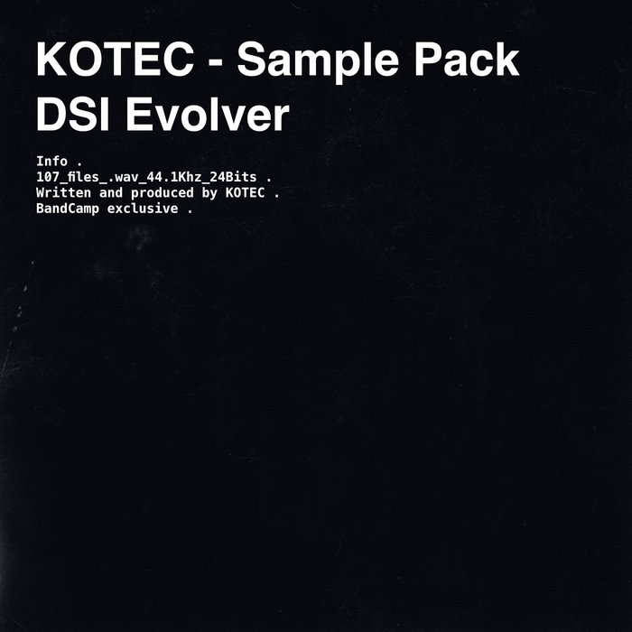 DSI Evolver ' Sample Pack [Loops] | KOTEC