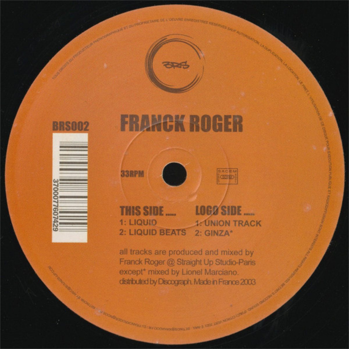 Liquid EP | Franck Roger