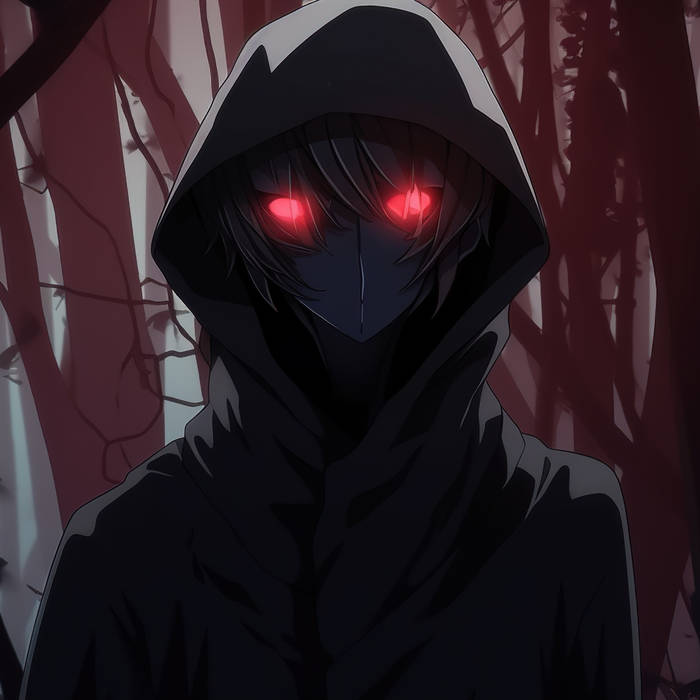 Evil Anime Boy With Mask