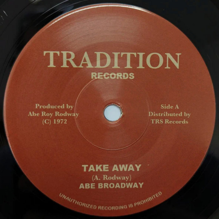 ABE BROADWAY - Take Away | TRS Records