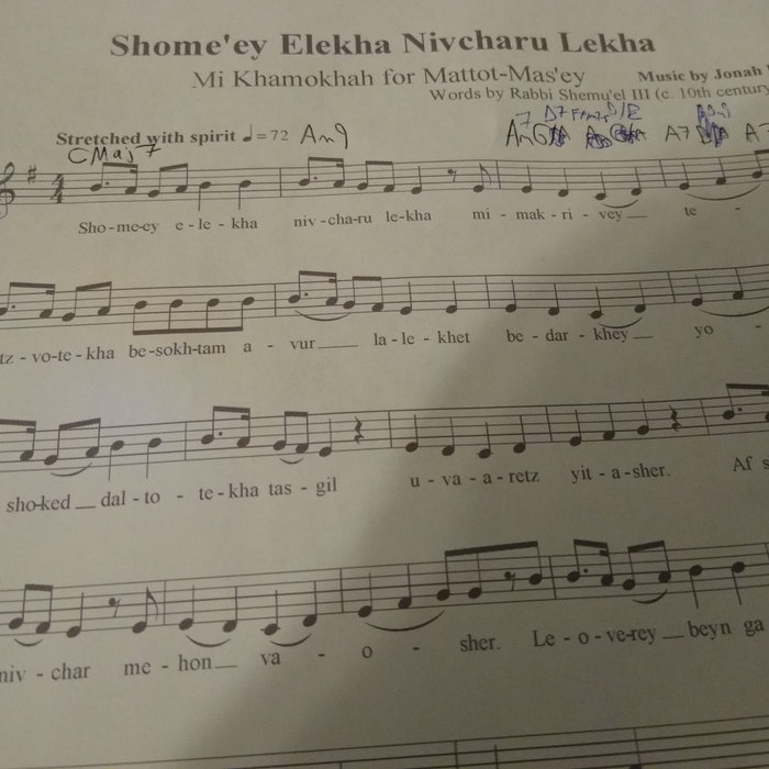 Mattot-Mas'ey | מטות-מסעי | Jonah Rank Liturgy