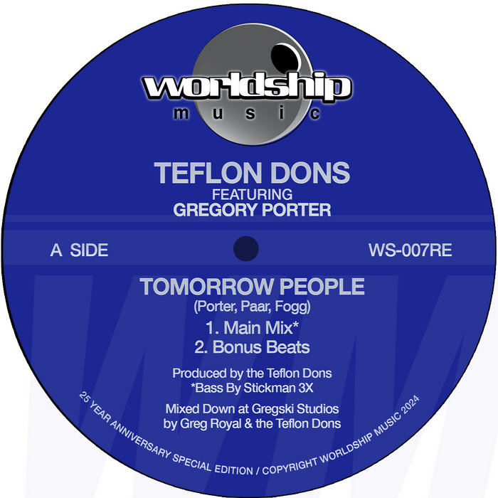 TOMORROW PEOPLE | Teflon Dons feat. Gregory Porter | Teflon Dons