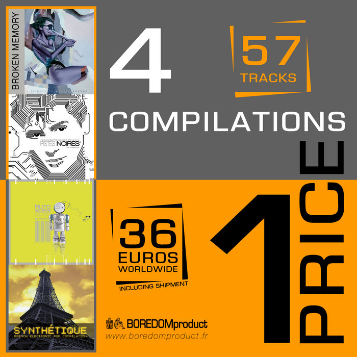 4-Compilations / 1-Price | V/A | BOREDOMproduct