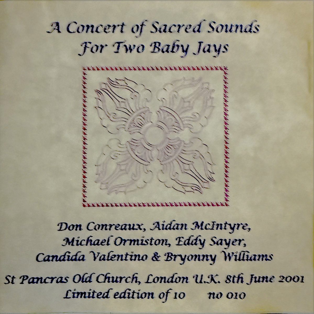 A Concert of Sacred Sounds For Two Baby Jays | Don Conreaux Mysterious ...