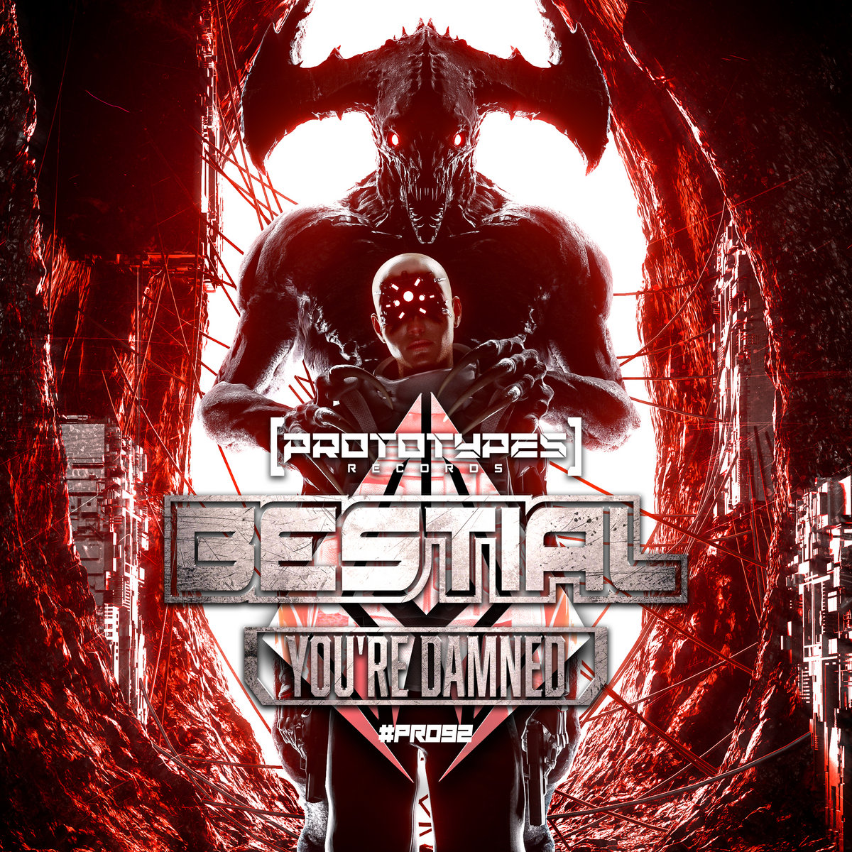 You're Damned [PR092] | Bestial | Prototypes Records