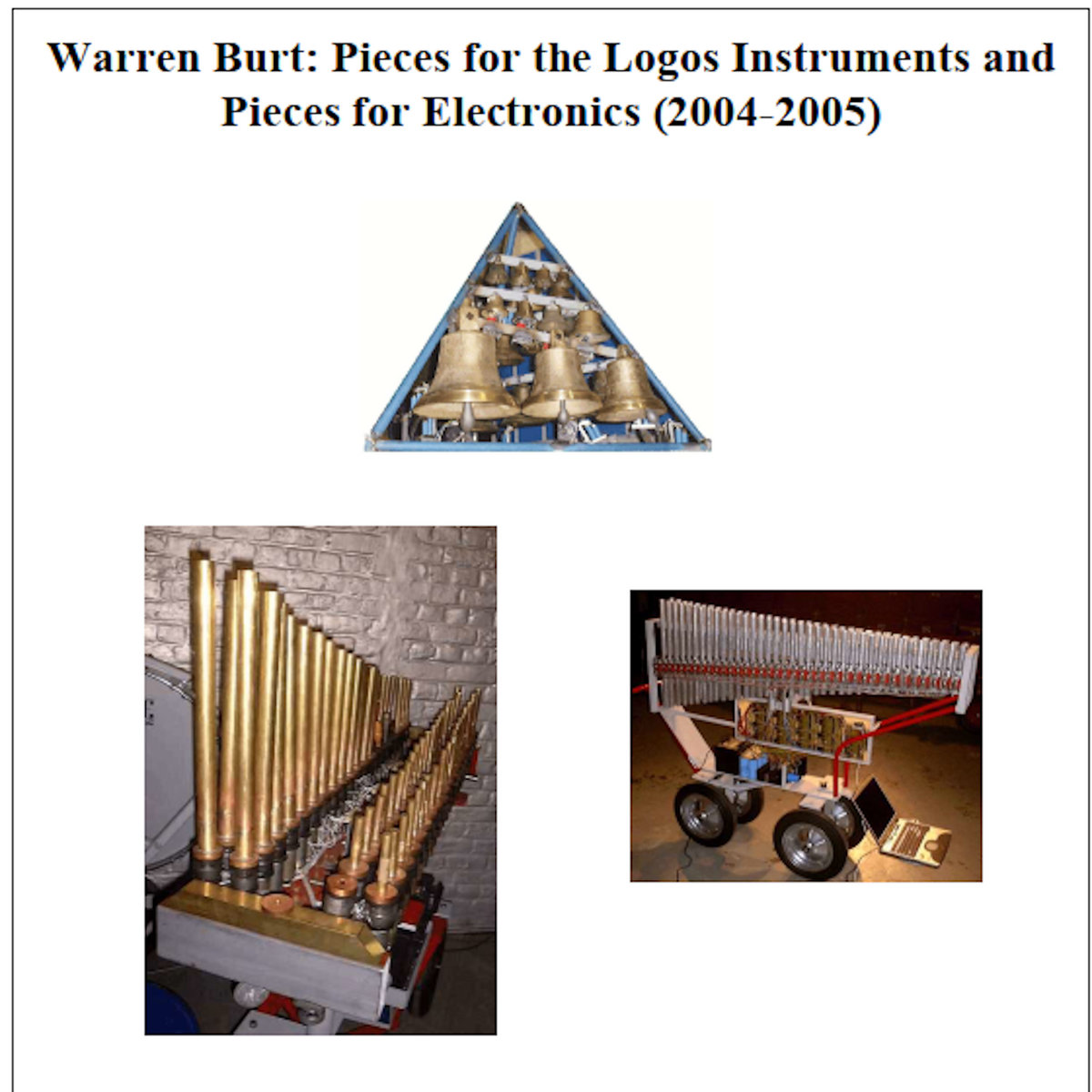 Pieces for Logos Instruments (2004-2005) | Warren Burt