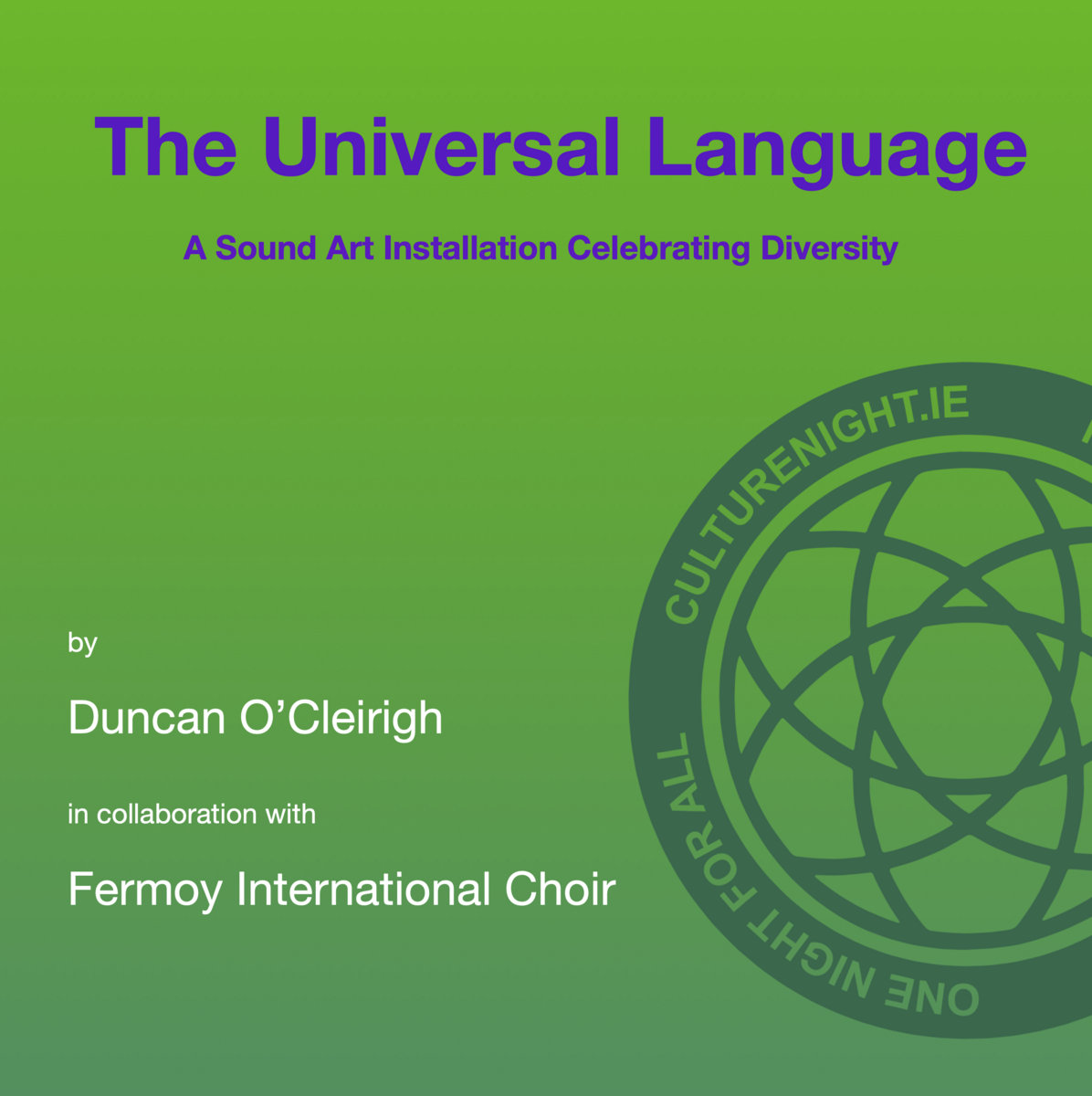 The Universal Language | Duncan O'Cleirigh