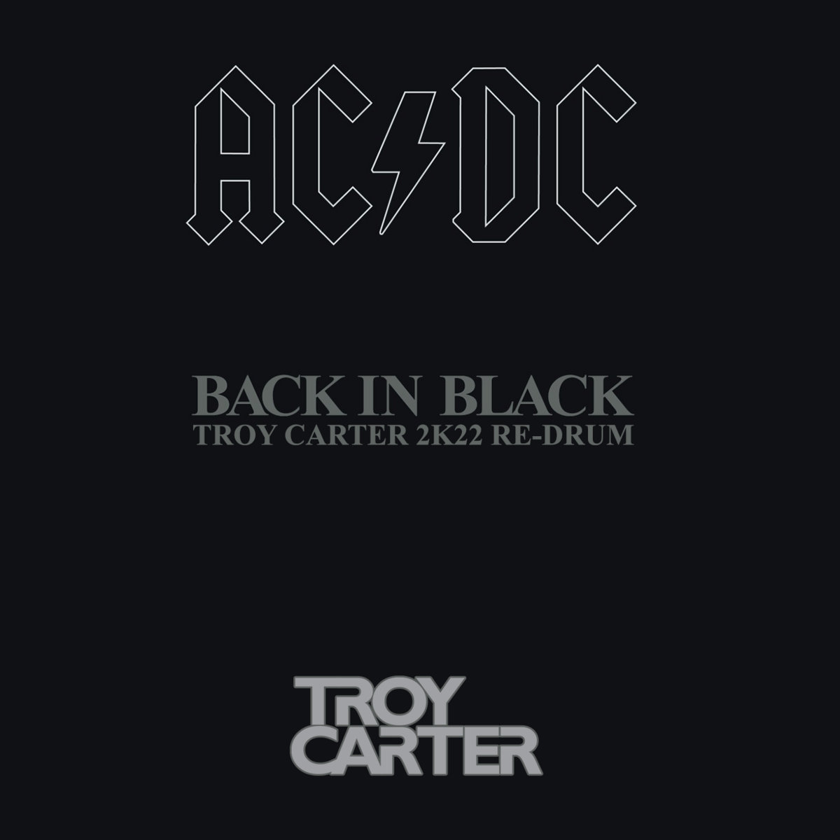 AC-DC - Back In Black (Troy Carter 2K22 Re-Drum) | Dj Troy Carter