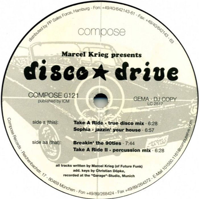 Disco Drive Vol. 1 | Marcel Krieg | Compost Records