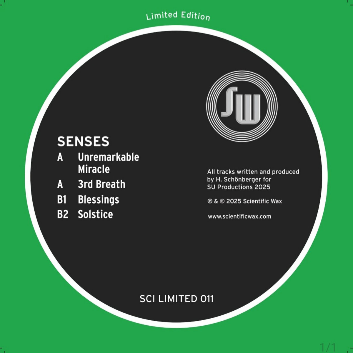 SCILTD011 Senses - Blessings EP | Senses | Scientific Wax