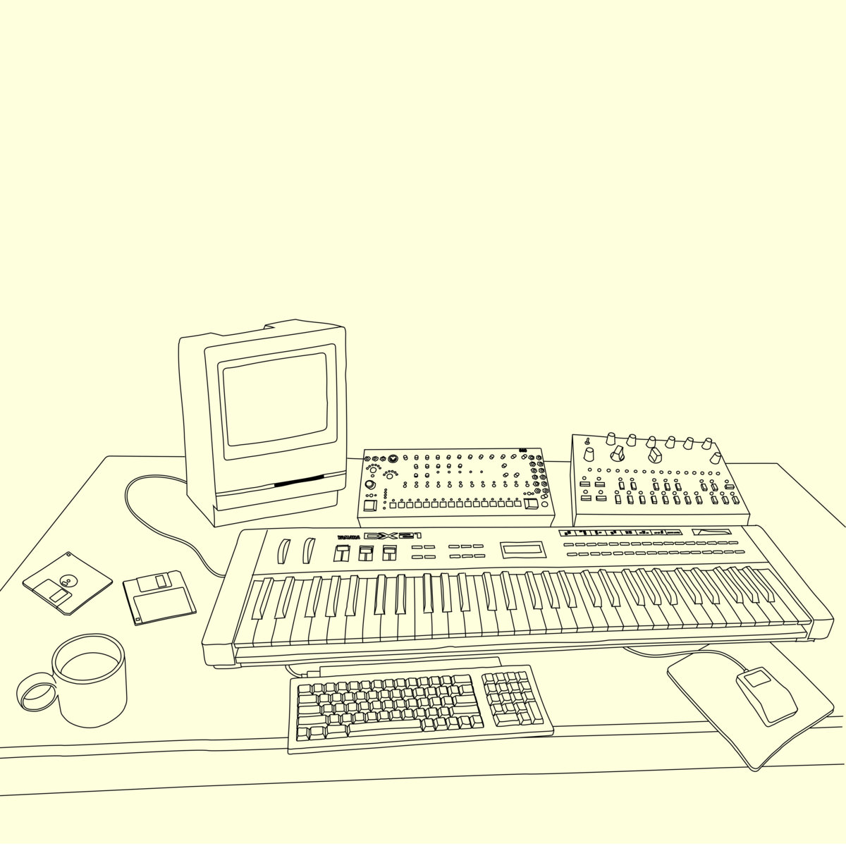 Beige Computer Funk | mimoid