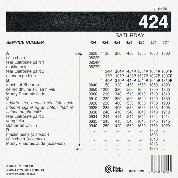 An 424 (Expanded) | Trá Pháidín