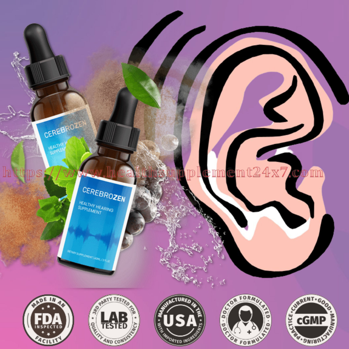 Cerebrozen 【Month End Offer!】 Support Healthy Hearing And Sharpen ...
