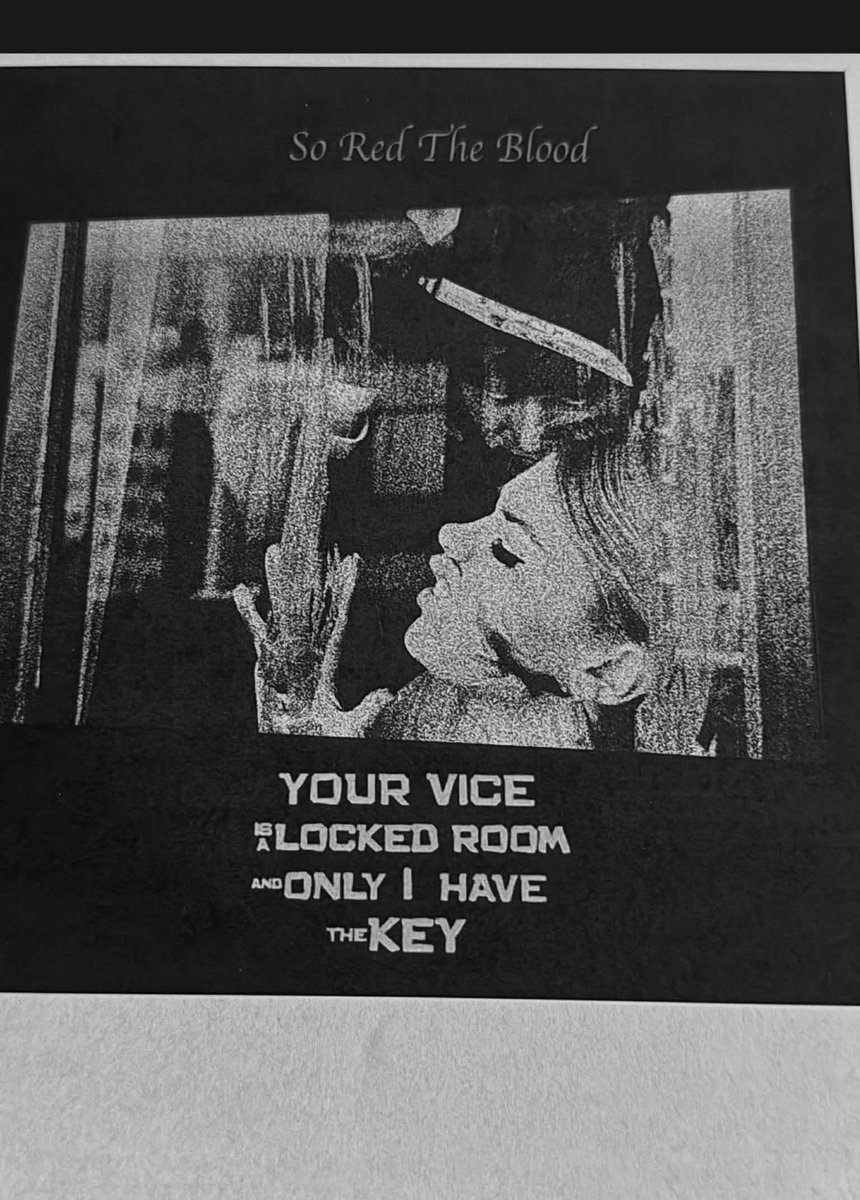 So Red The Blood | Your Vice is a Locked Room and Only I Have the Key ...